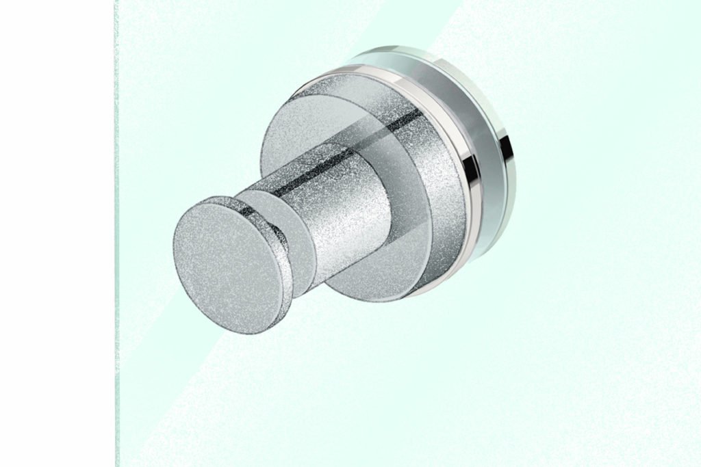 Buy Round Glass Mountings - Bathroom Butler AU